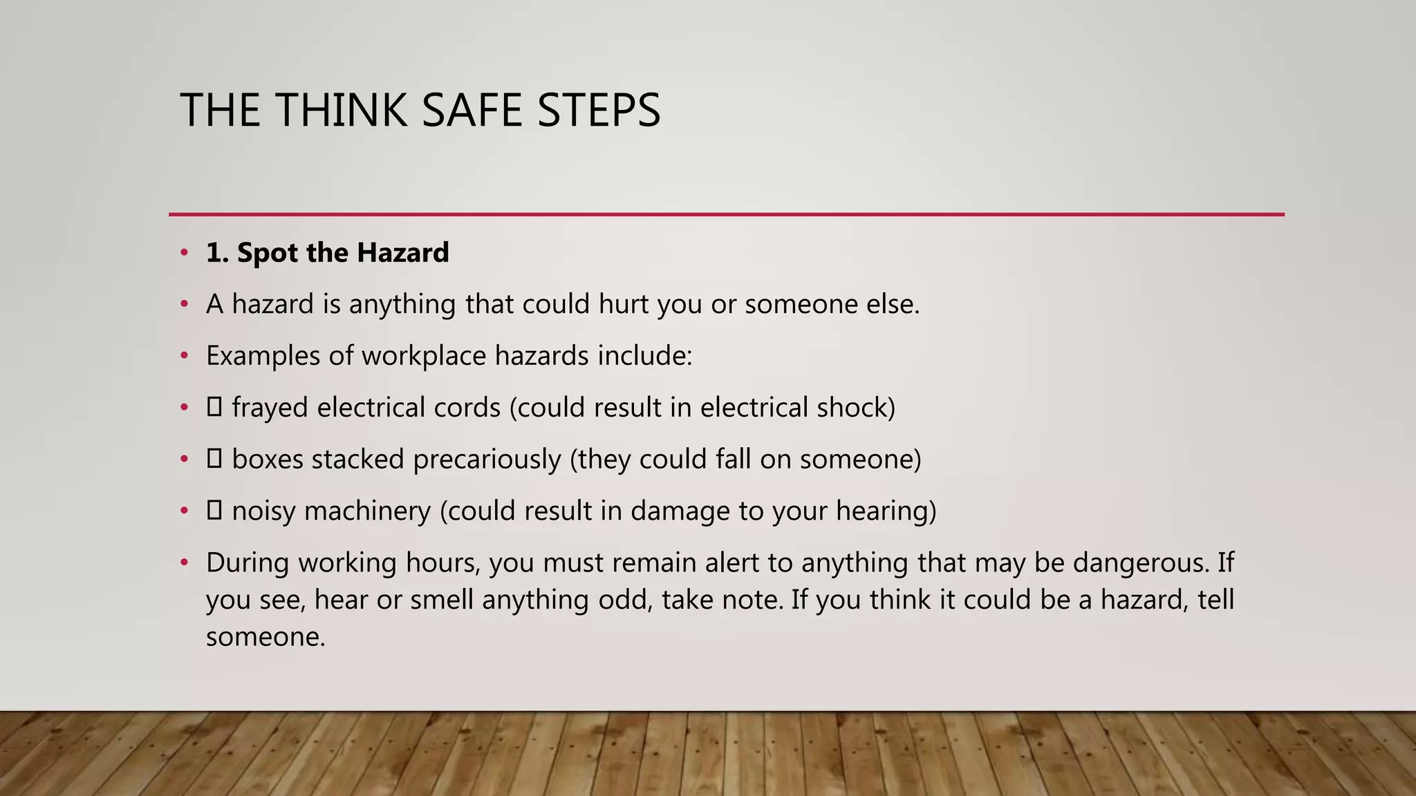 Occupational Health and Safety Procedures 2022 | PPTX