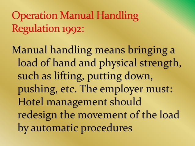 Occupational health and safety standards | PPTX