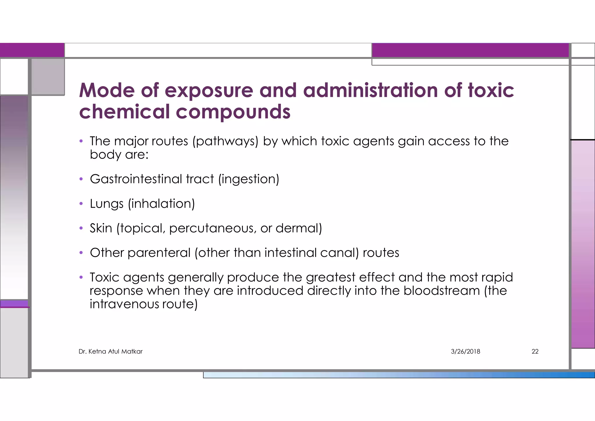 Occupational health and toxicity | PDF