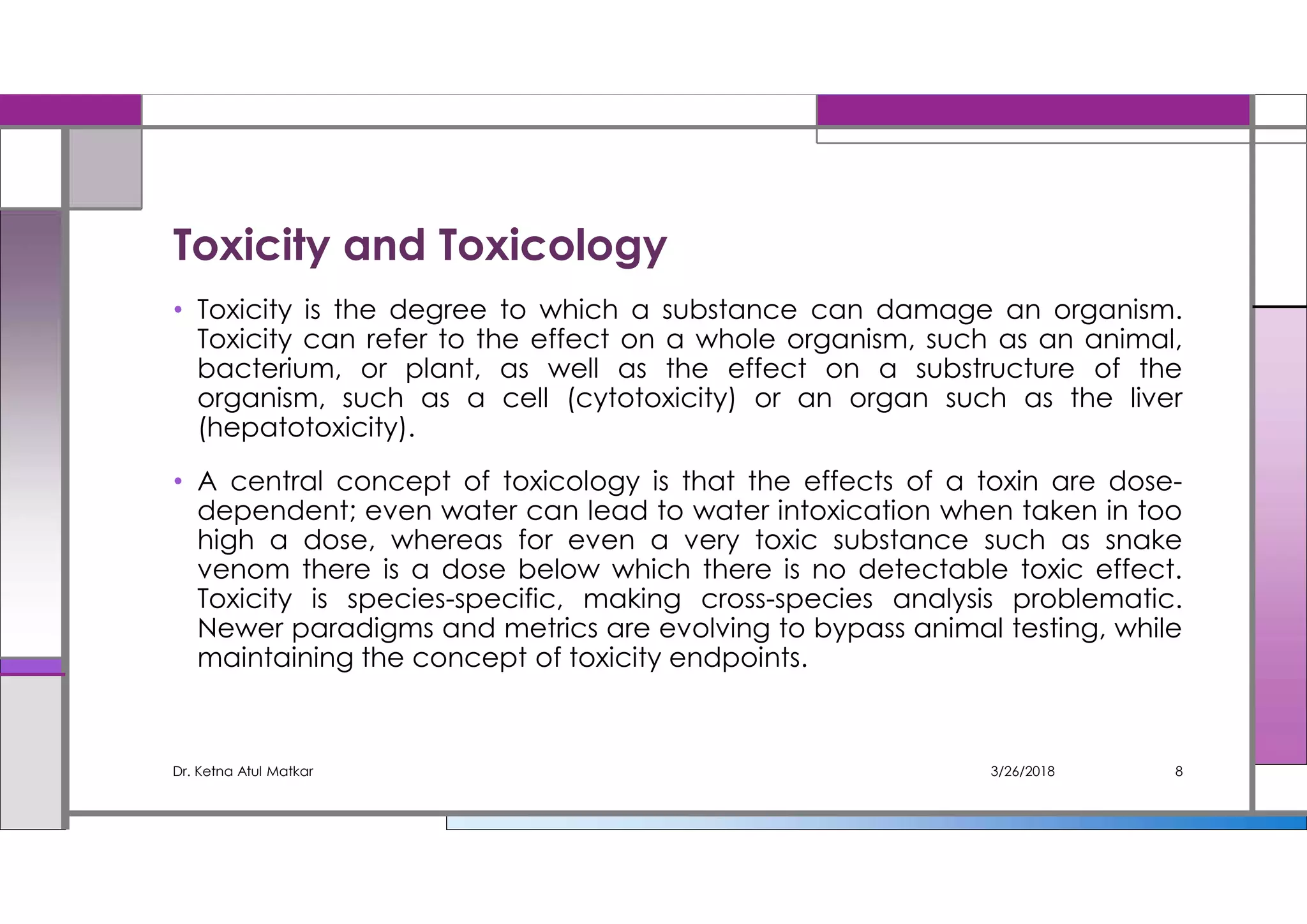 Occupational health and toxicity | PDF