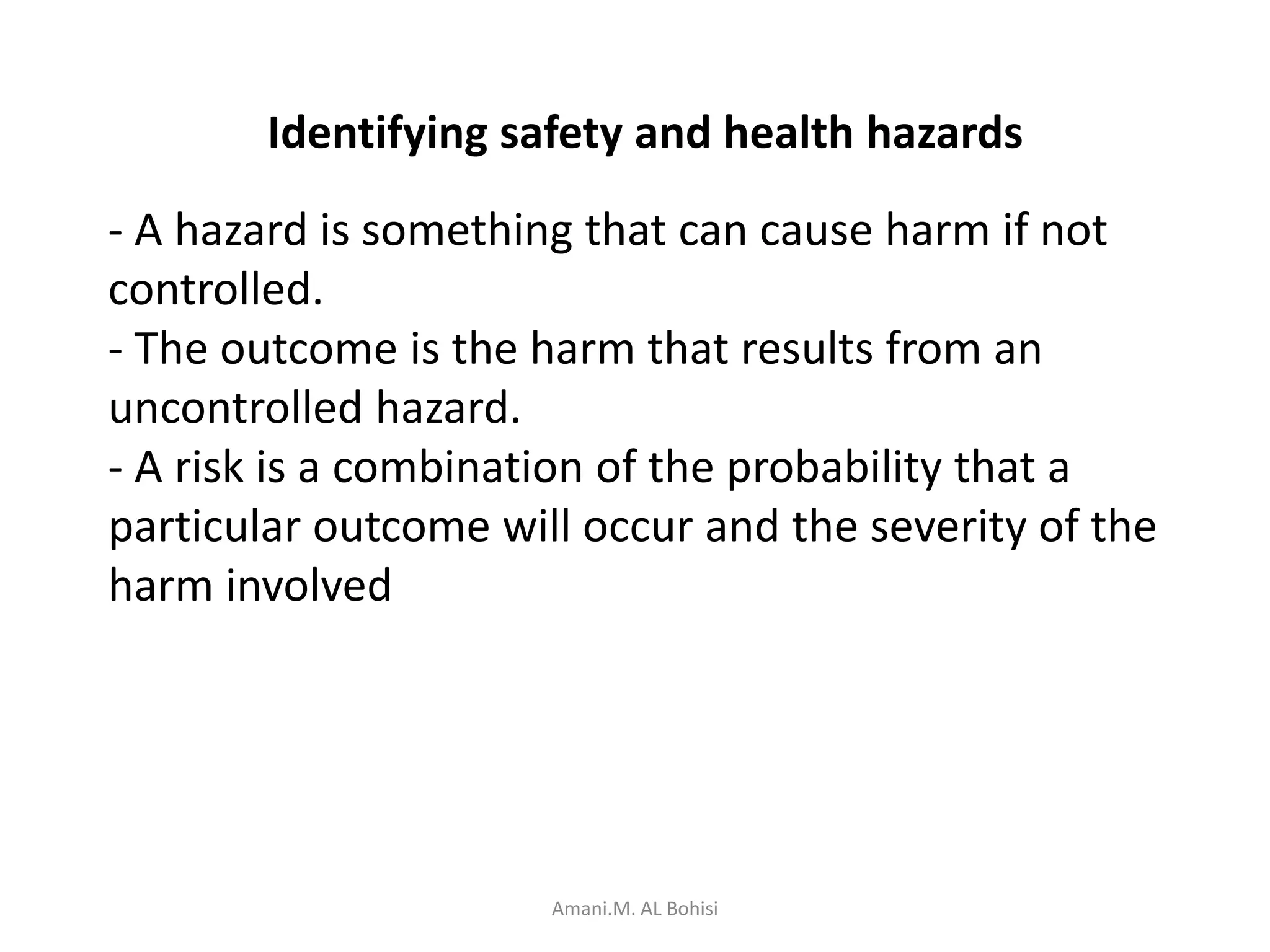 Occupational health hazards | PPTX