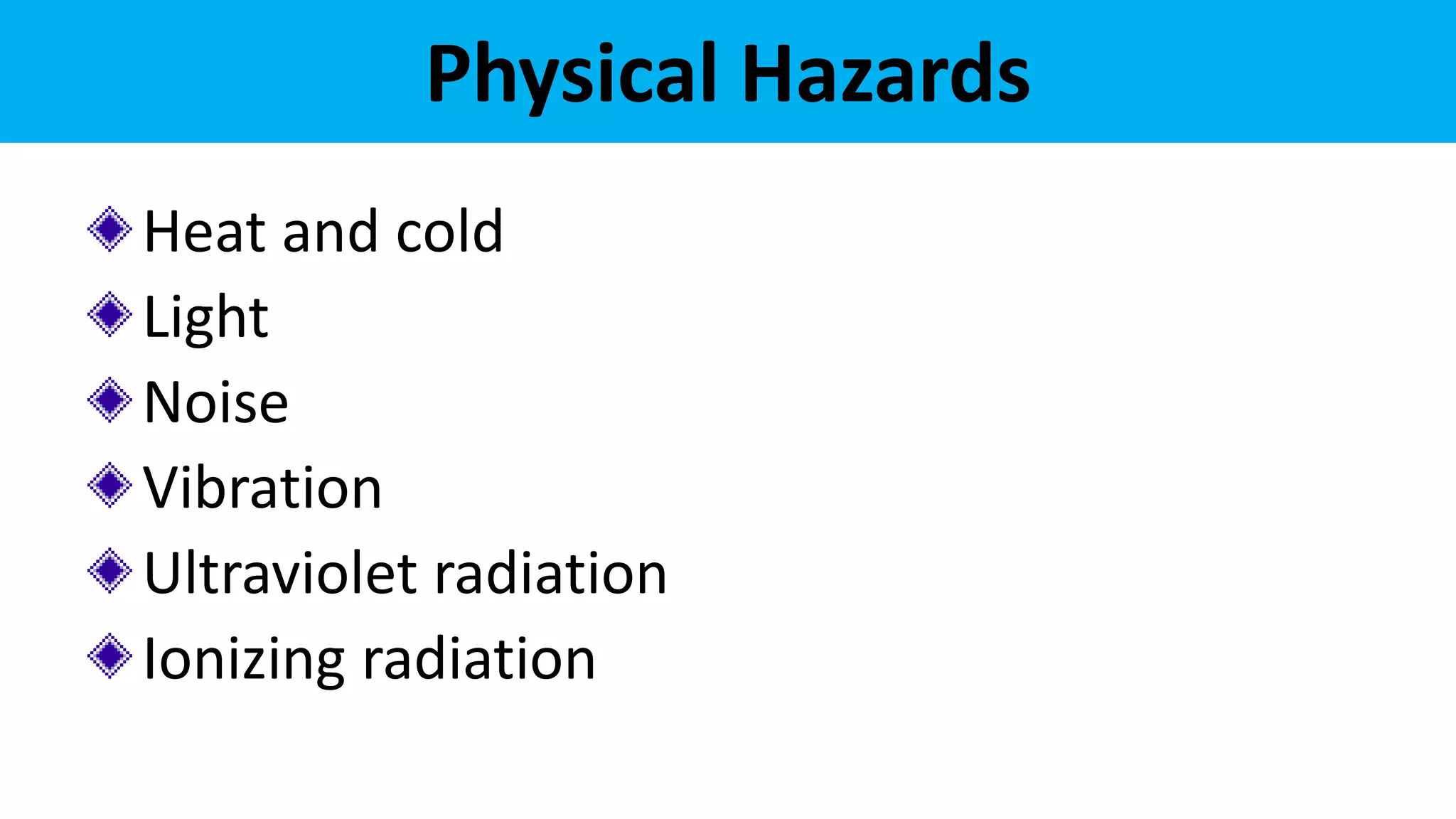 Occupational health hazards | PPTX