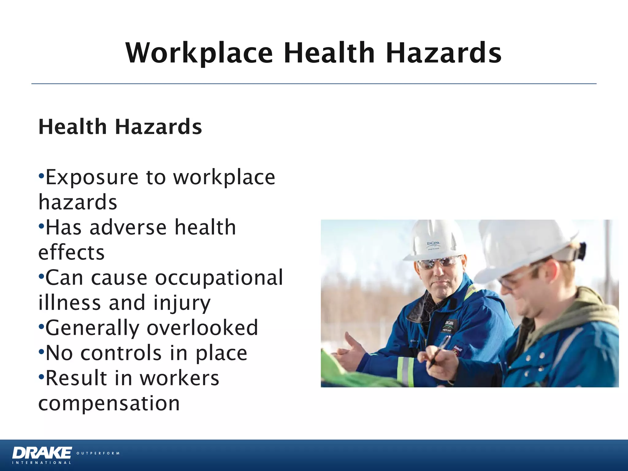 Health Hazards in the Workplace | PPT