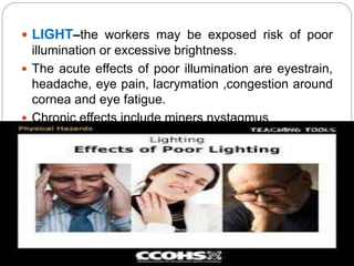 Occupational health & Hazards | PPTX