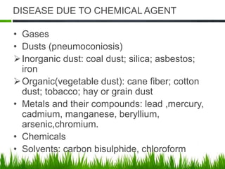 Occupational health ppt jinto | PPTX