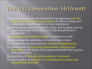 Occupational health program structure, benefit, background ...