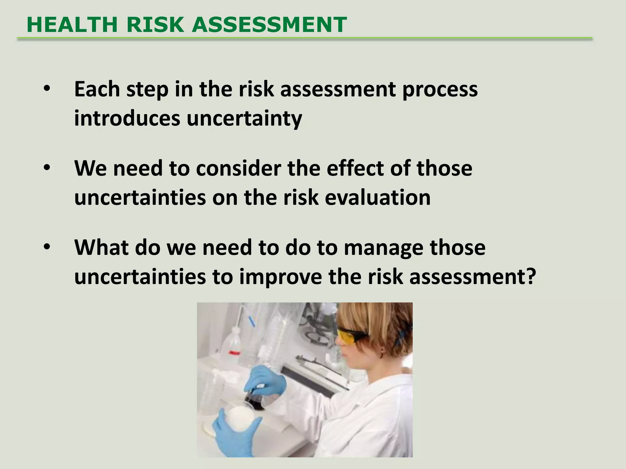 Occupational health risk assessment | PPTX