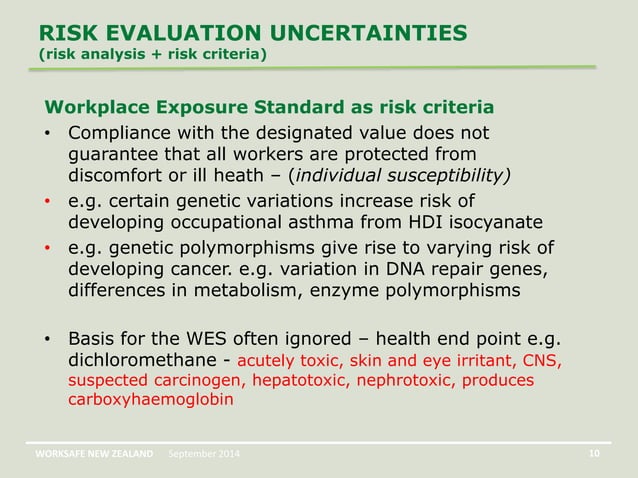 Occupational health risk assessment | PPTX