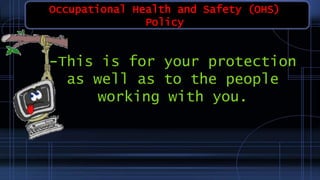 Occupational health safety | PPTX