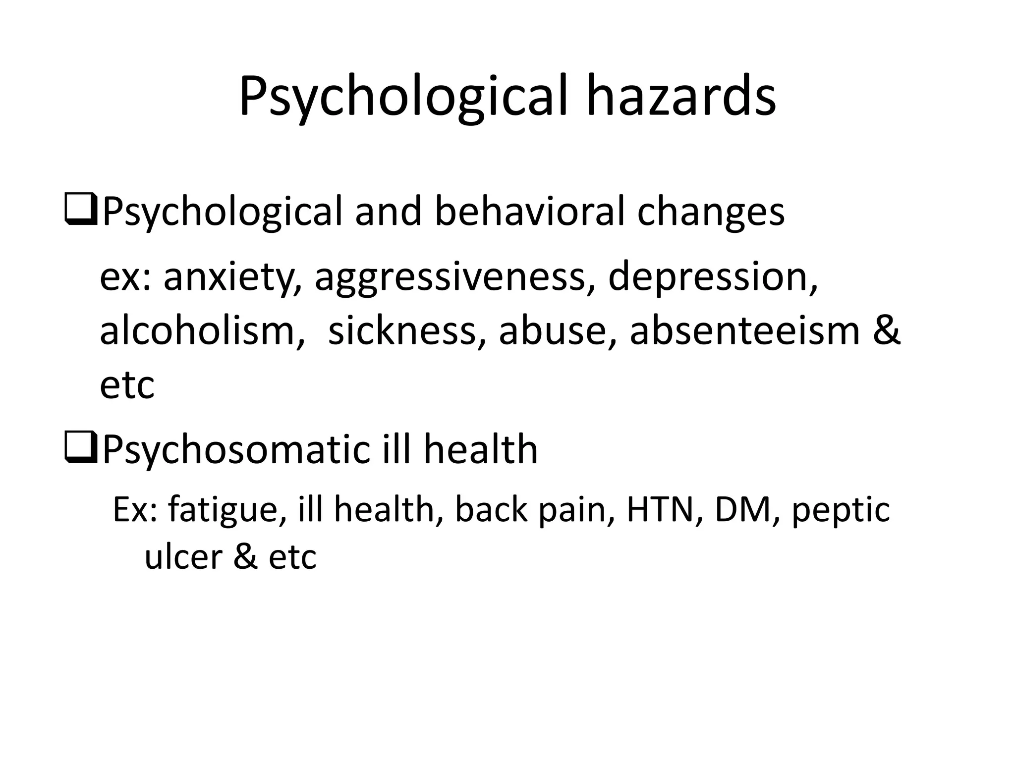 Occupational health & safety | PPTX