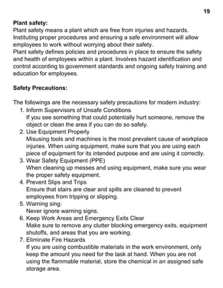 Occupational health safety and enviroment | PDF