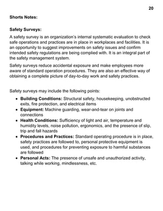 Occupational health safety and enviroment | PDF
