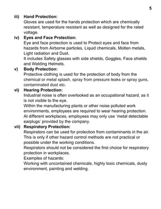 Occupational health safety and enviroment | PDF