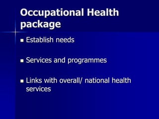 Occupational Health SERVICES.ppt