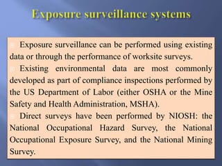 Occupational health surveillence | PPTX