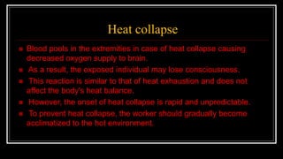 Occupational heat stress and occupational health services | PPT