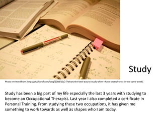 Occupational identity powerpoint | PPTX