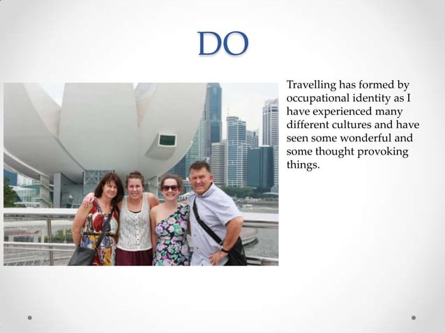 Occupational identity slideshow | PPTX