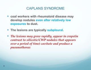Occupational lung disease | PPTX