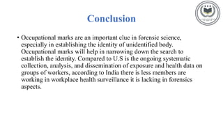 Occupational Marks | PPTX