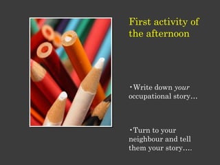 Occupational narratives ruth squire | PPT