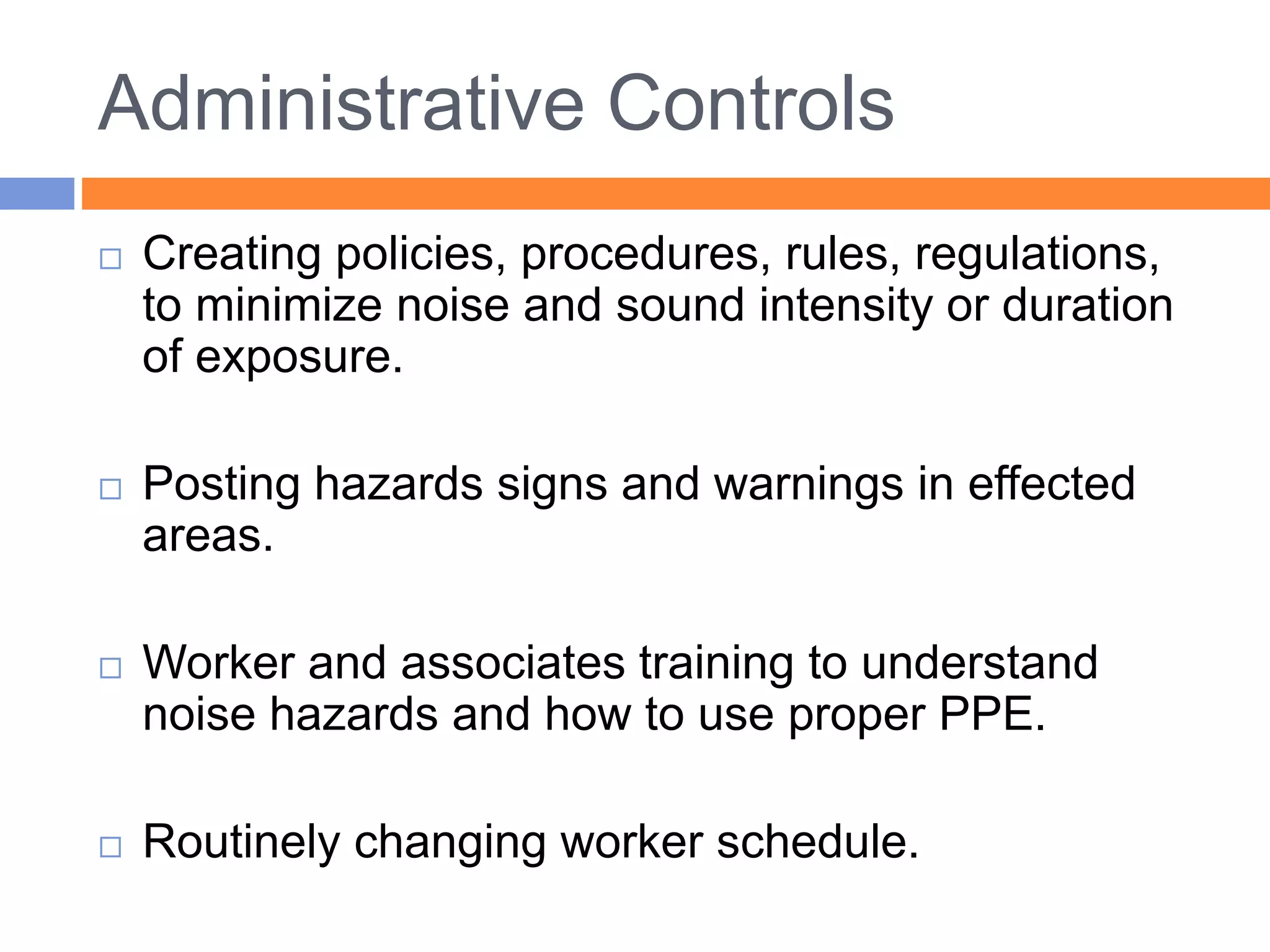 Occupational Noise Exposure | PPTX