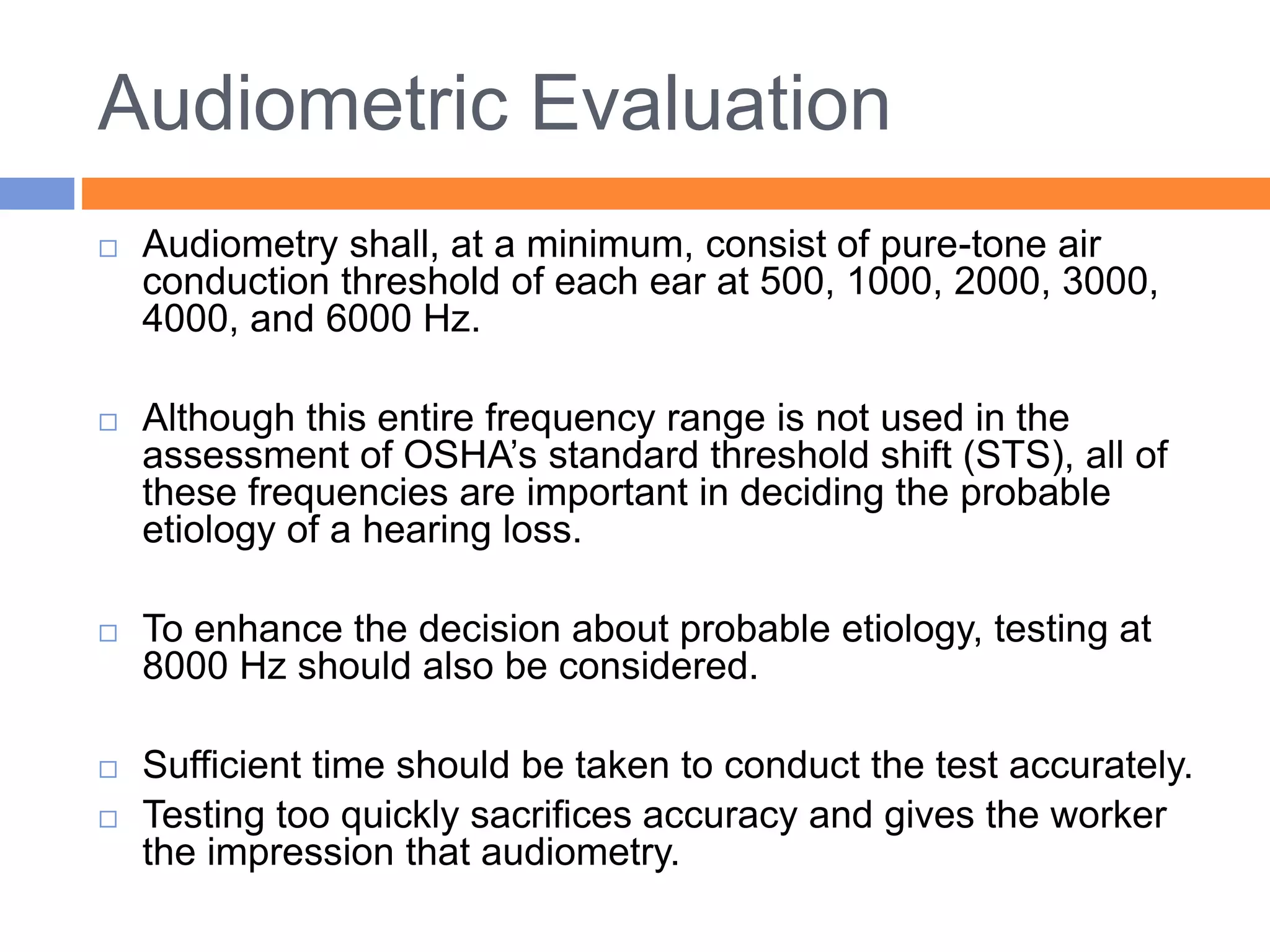 Occupational Noise Exposure | PPTX