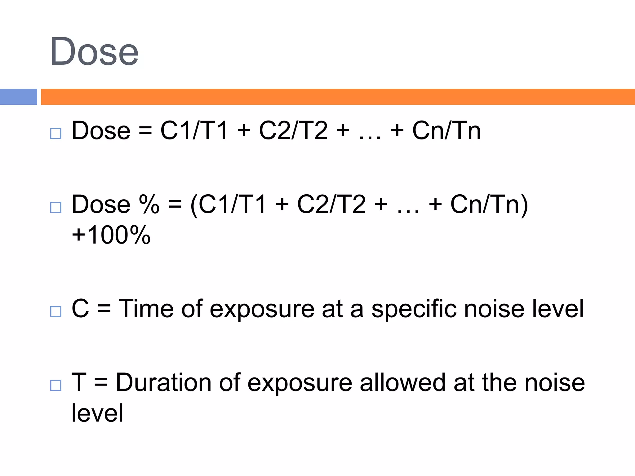 Occupational Noise Exposure | PPTX