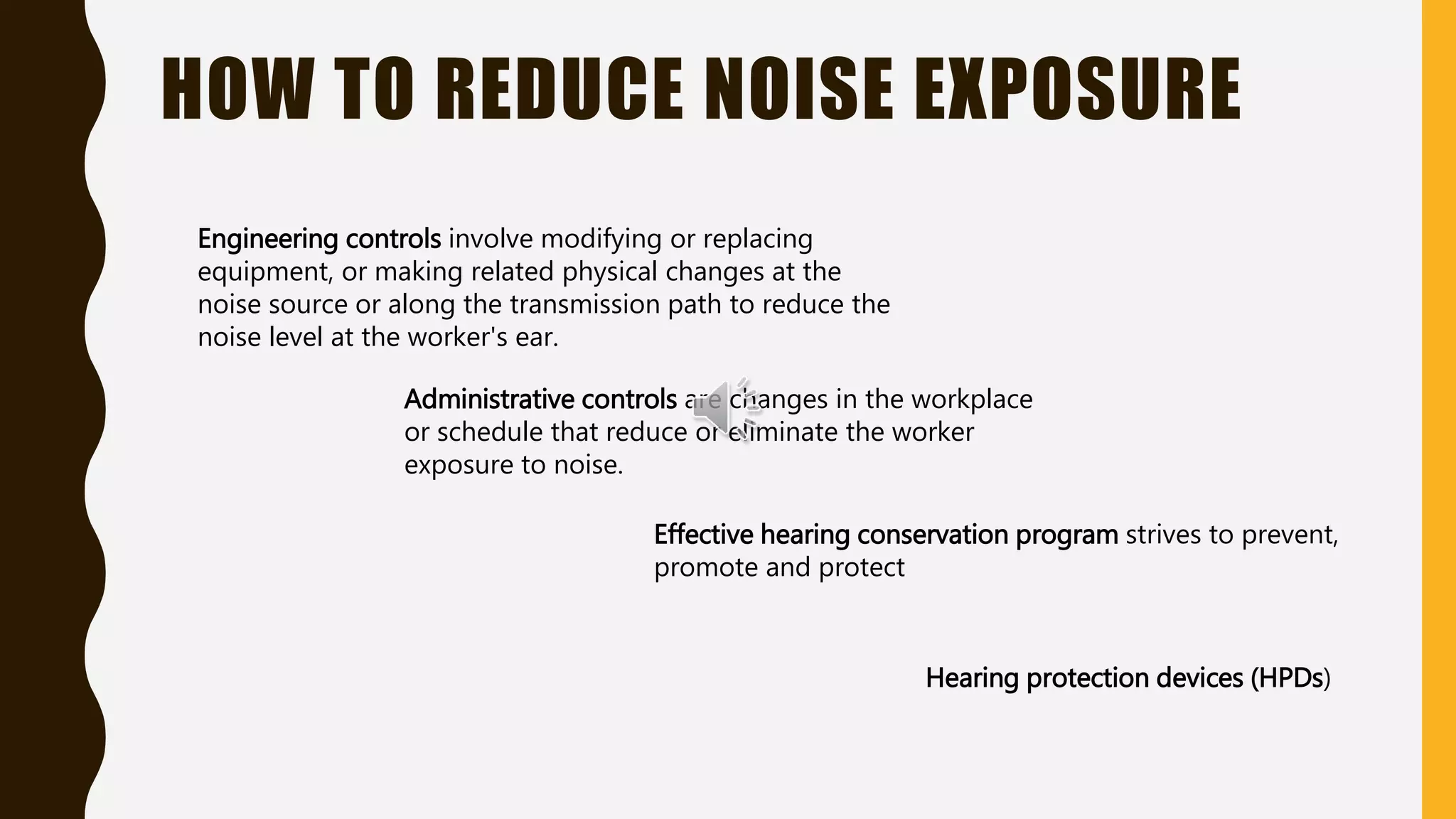 Occupational noise hazard | PPTX