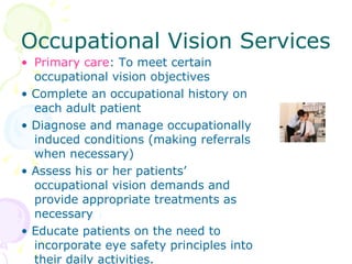 Occupational optometry | PPT