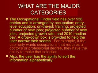 Occupational Outlook Instructional Guide | PPT | Resume Writing and ...