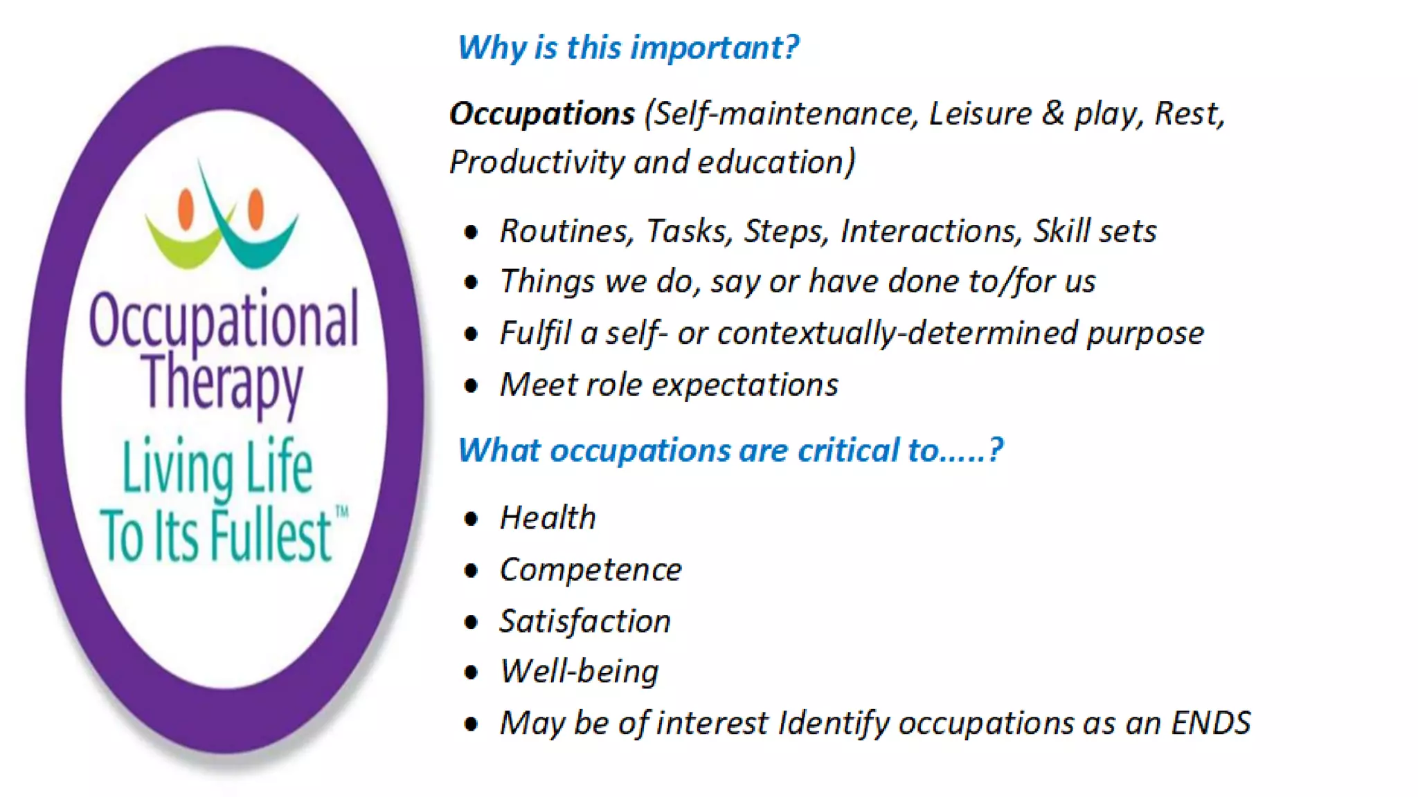 Occupational Performance Model | PPTX