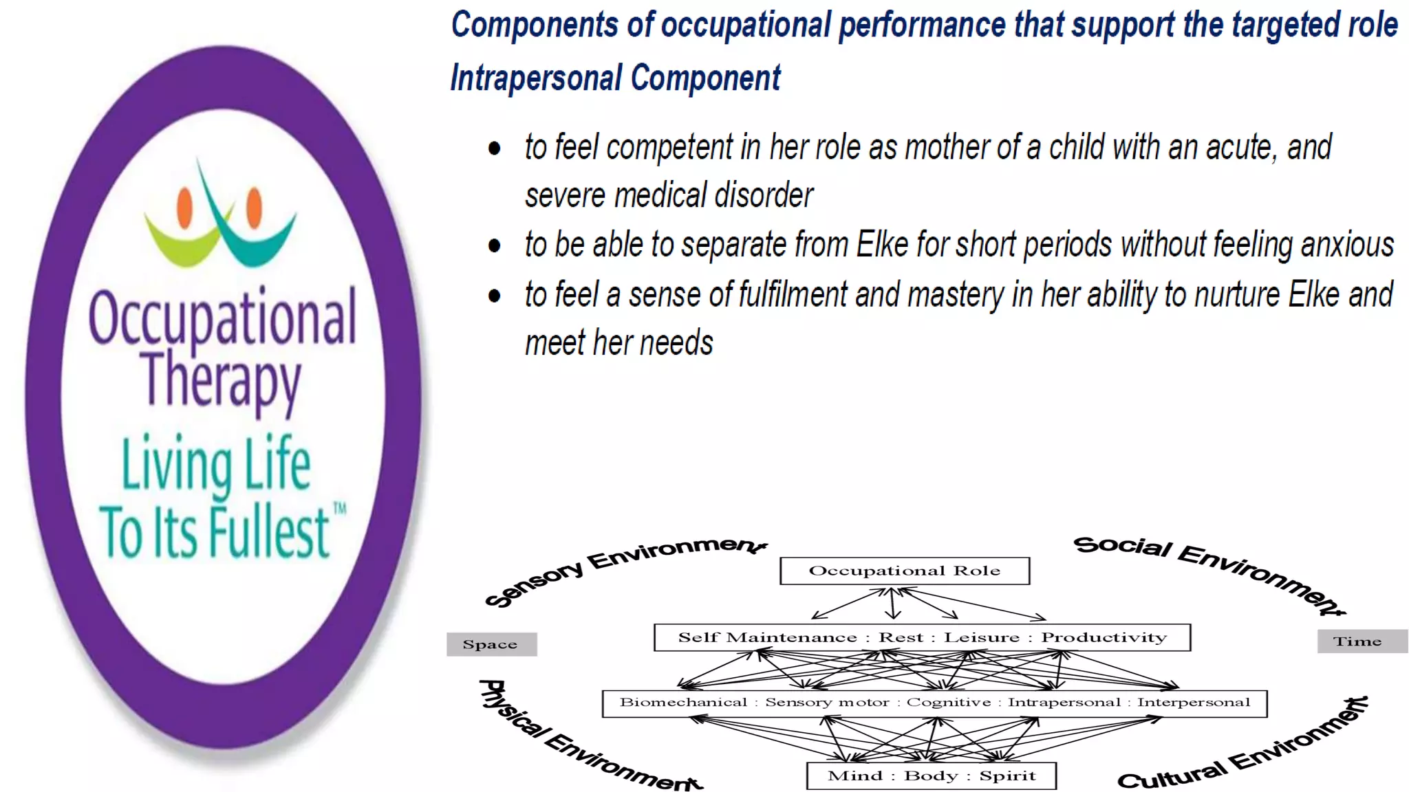 Occupational Performance Model Australia in Practice | PPTX