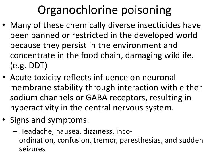 Occupational Poisonings And Toxicity