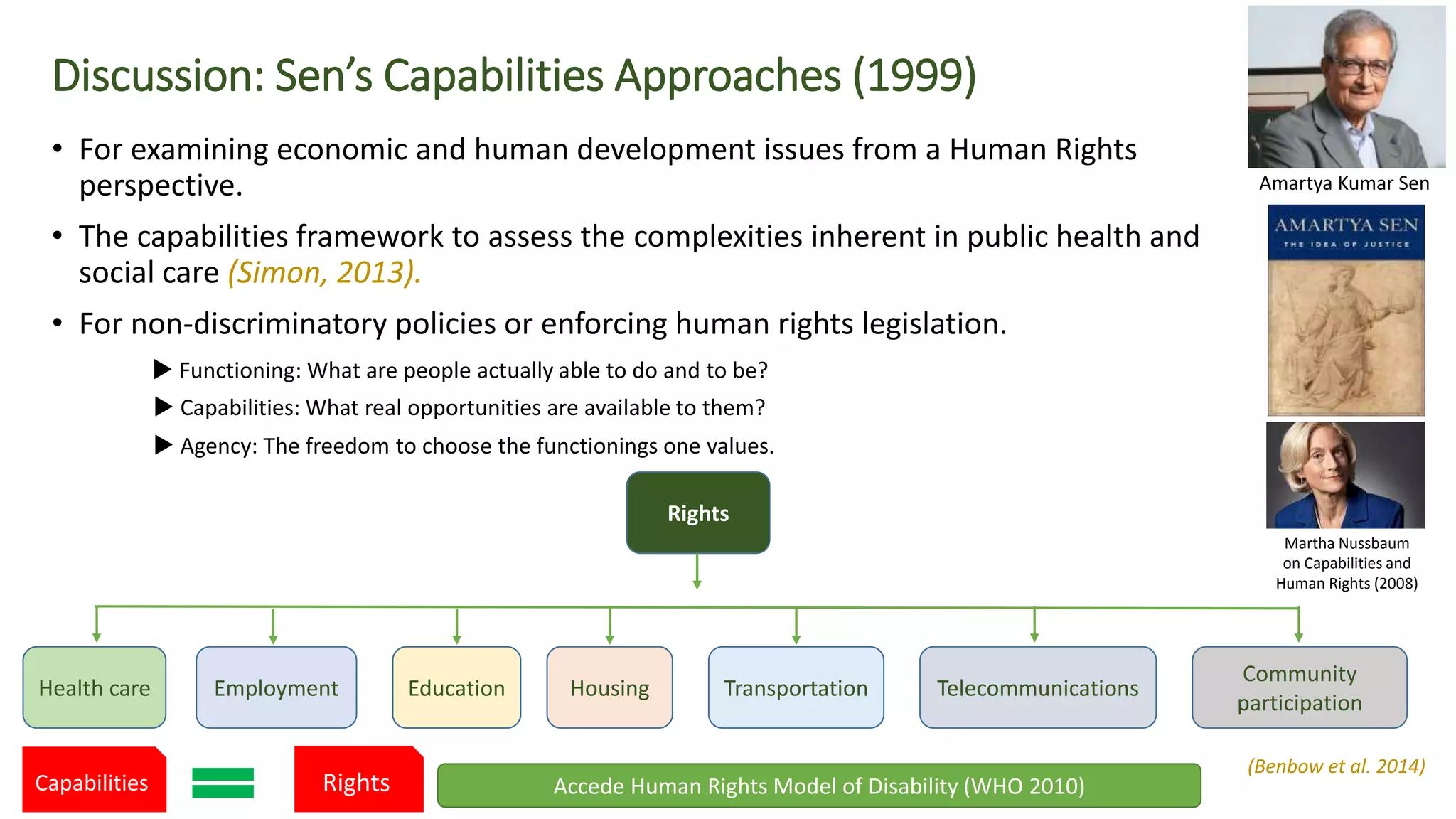 Occupational right by using sens capabilities approach | PPTX ...