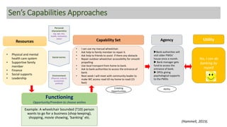 Occupational right by using sens capabilities approach | PPTX ...
