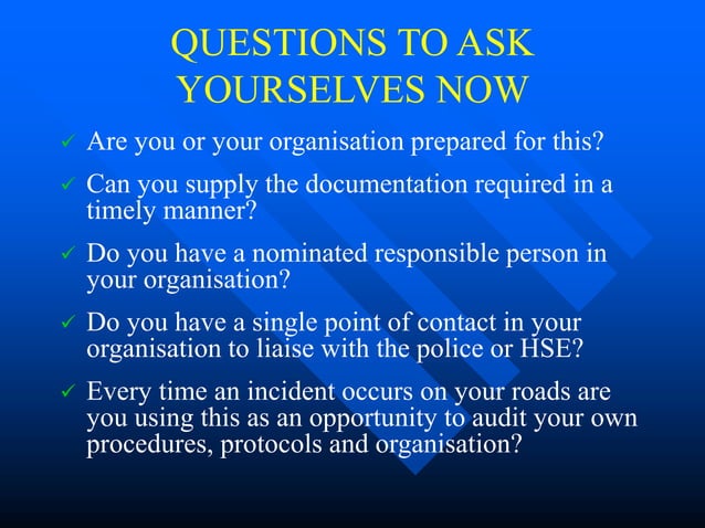 Occupational Road Risk Presentation Nhs | PPT | Business | Business and ...