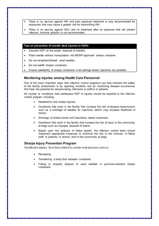 Occupational safety | DOC | Injuries | Diseases and Conditions