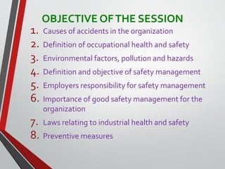 Occupational health and safety (OHS) | PDF