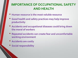 Occupational health and safety (OHS) | PPT