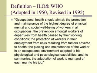 Occupational safety and health zaf | PPT