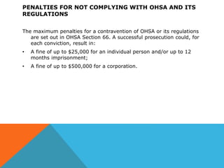 Occupational safety and health act | PPTX