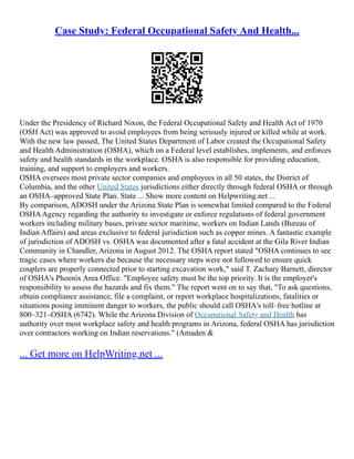Occupational Safety And Health Act | PDF