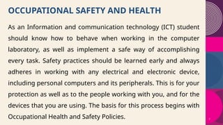 OCCUPATIONAL SAFETY AND HEALTH (OHS).pptx | Free Download