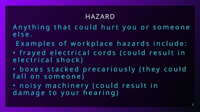 Occupational Safety and Health (OHS) Standards.pptx | Computer ...
