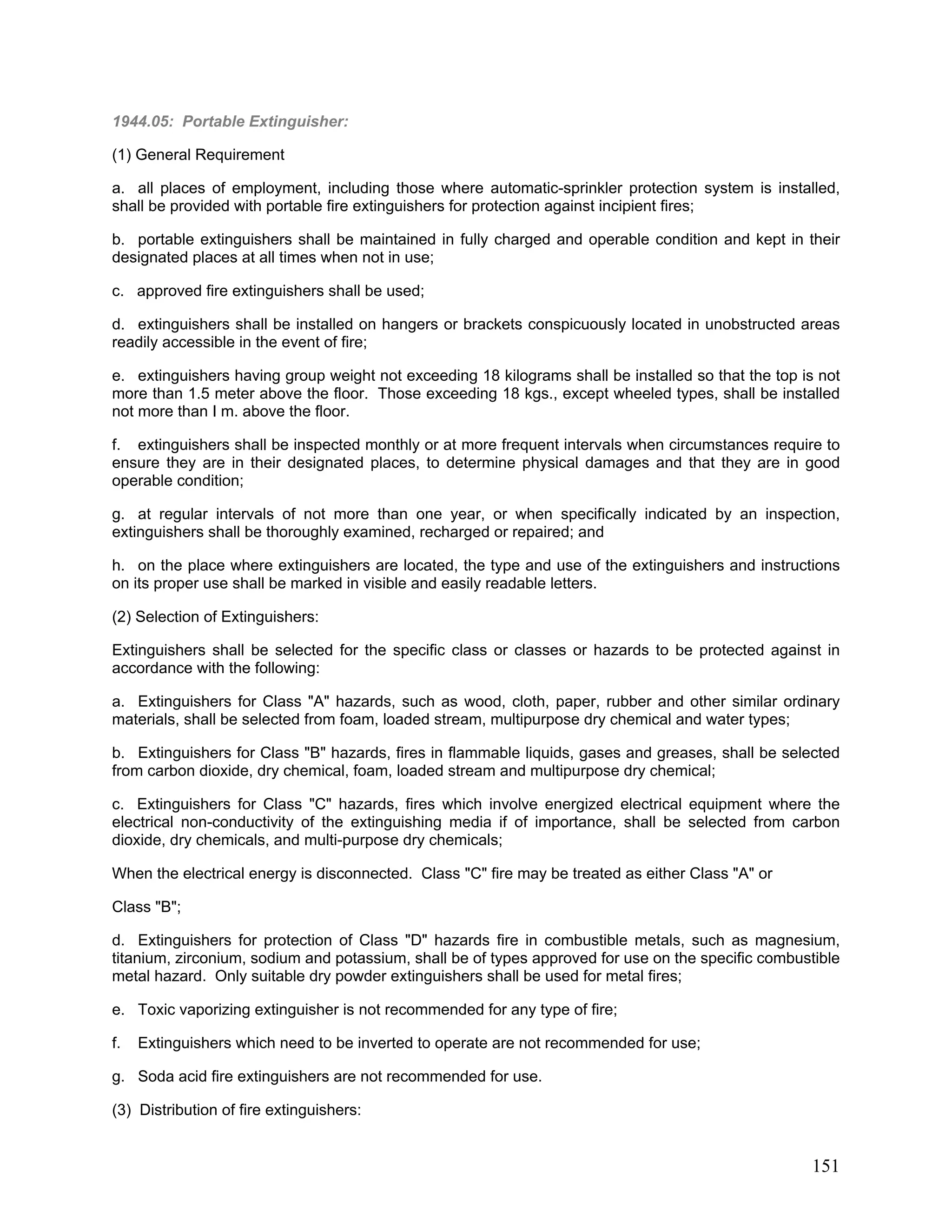 Occupational Safety and Health Standards. Department of Labor and ...