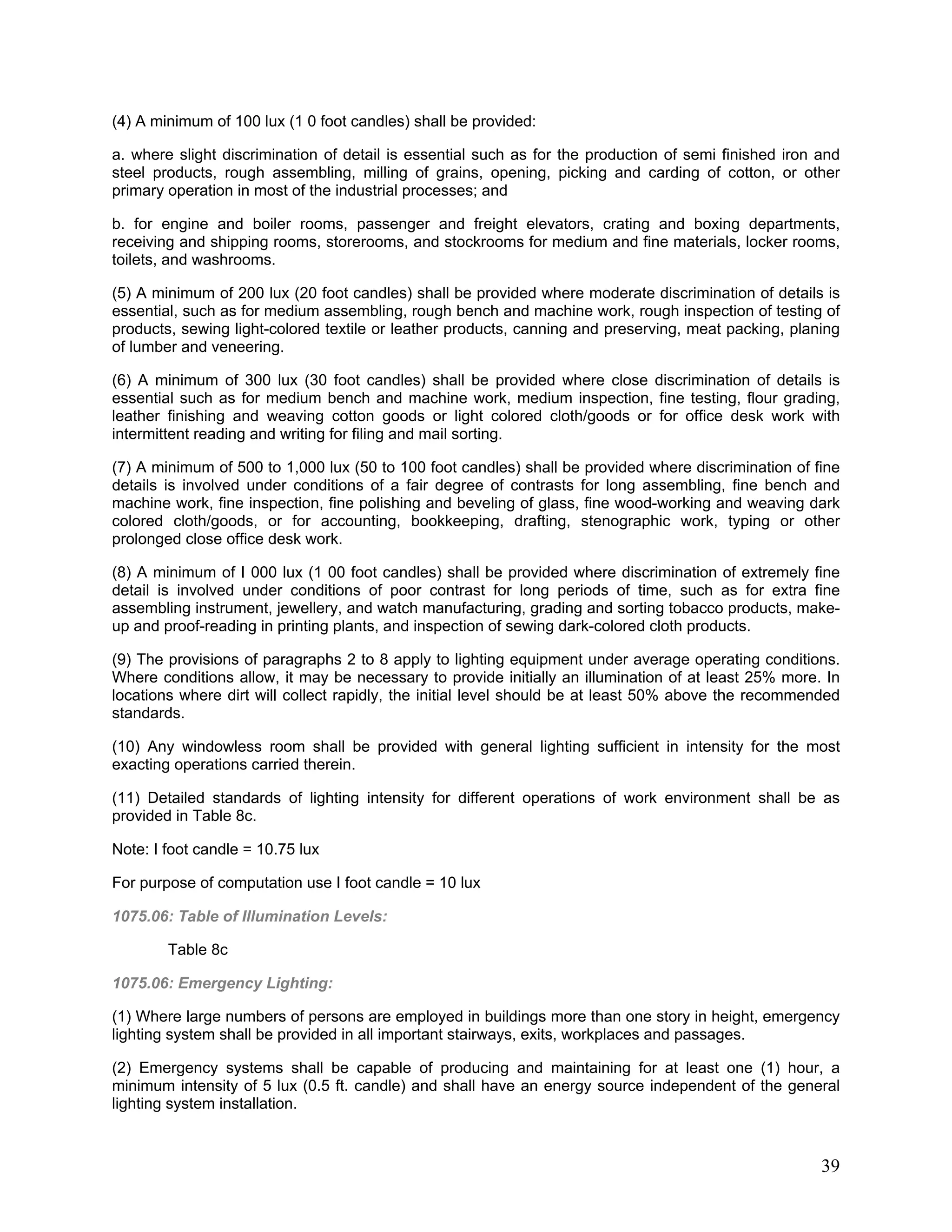 Occupational Safety and Health Standards. Department of Labor and ...