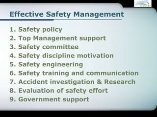 Occupational safety & health...ii