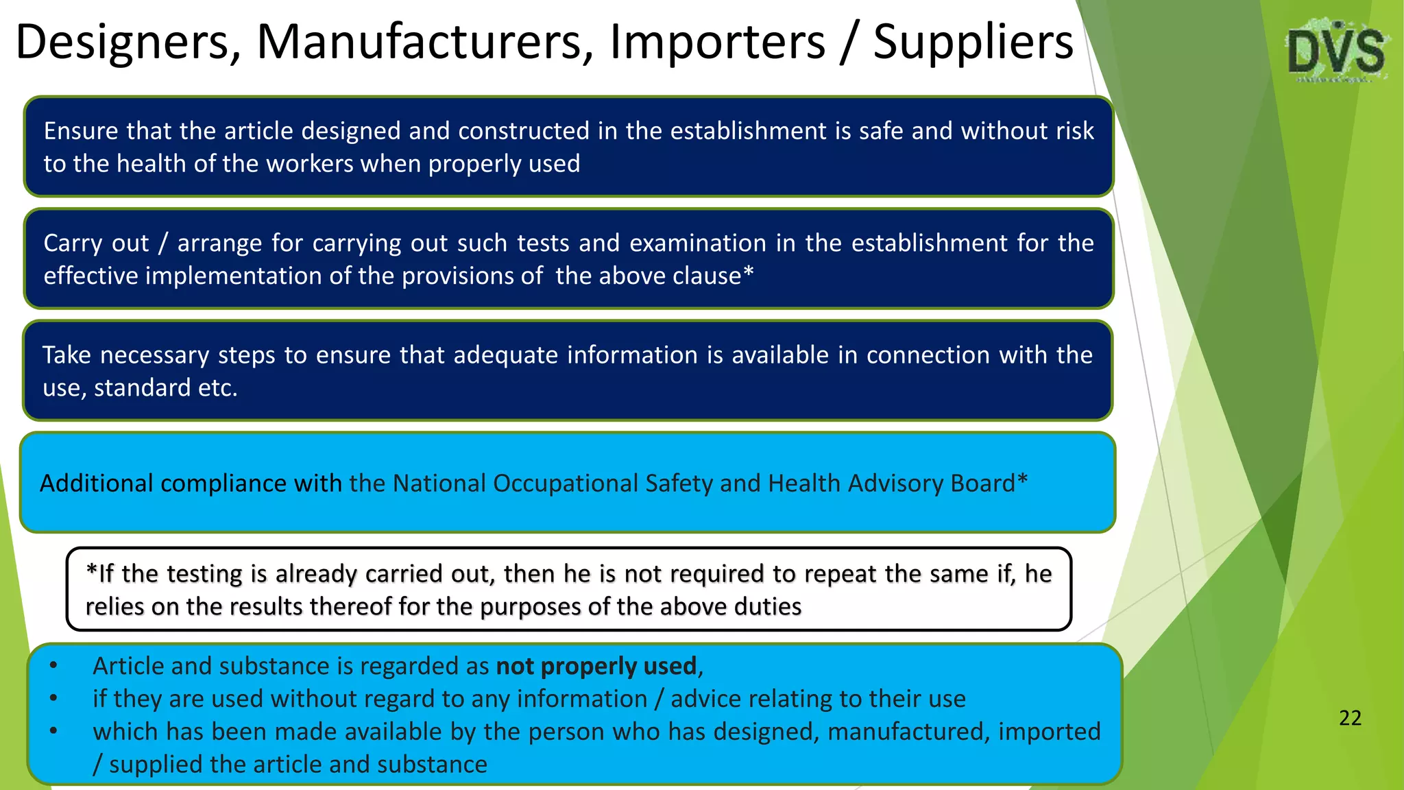 occupational safety health and working code 2020 | PDF