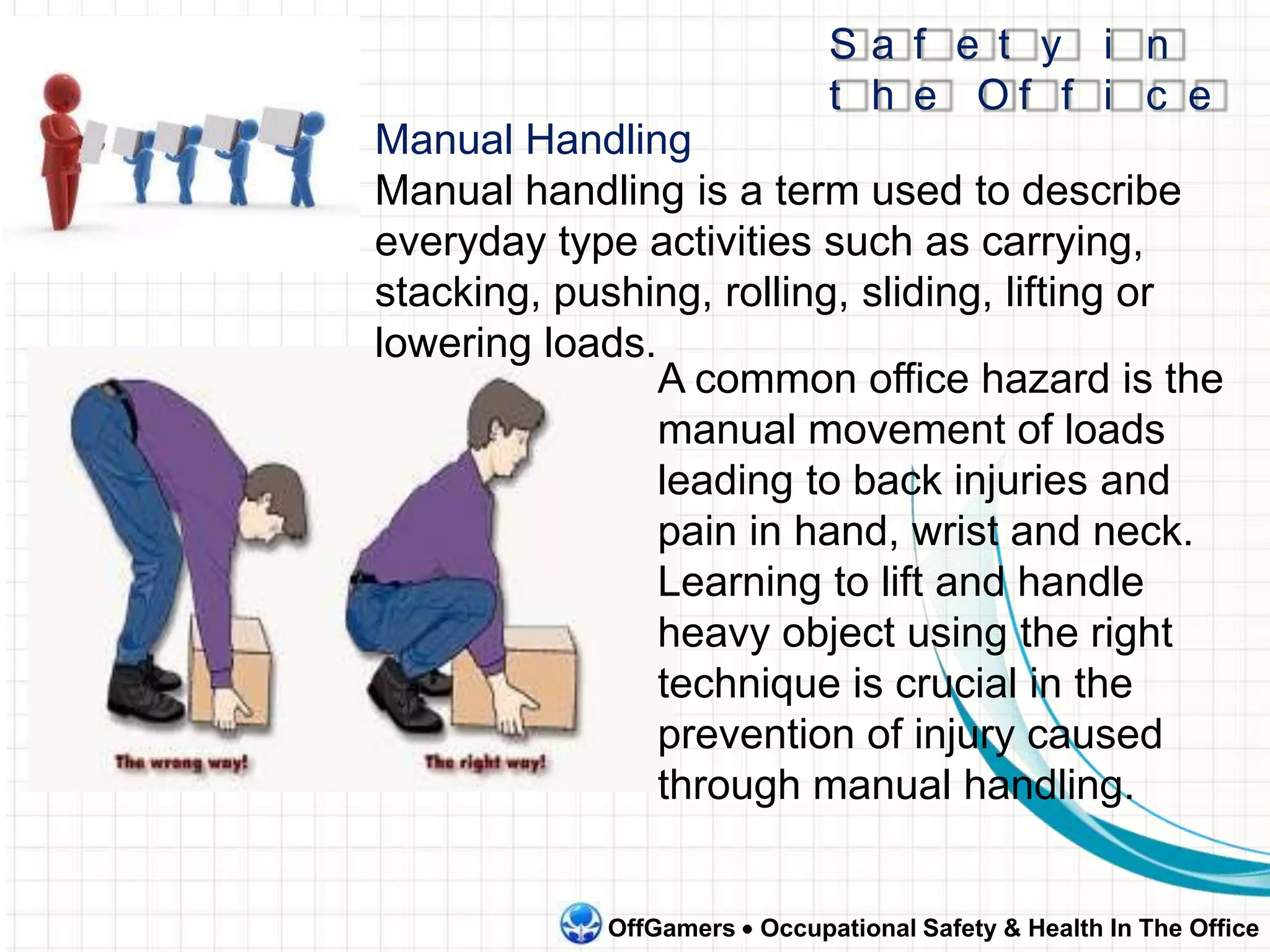 Occupational safety & health in the office | PPTX